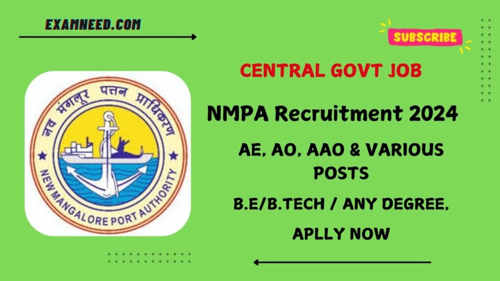 NMPA Recruitment 2024: Apply for 33 AE, AO, and Various Posts, Check ...