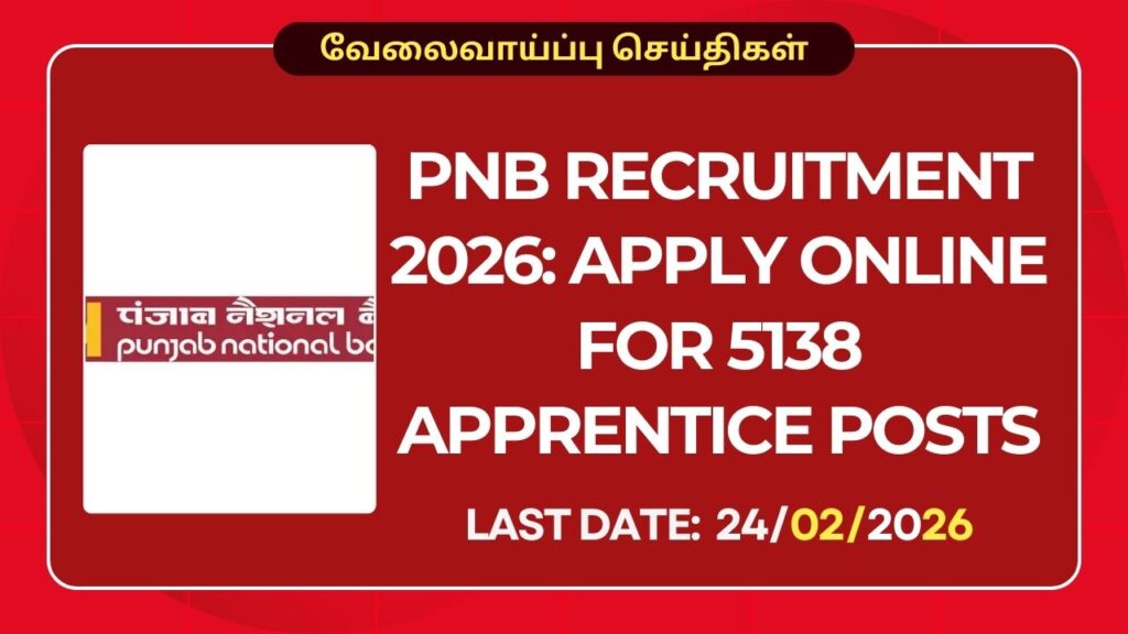 PNB Recruitment 2026: Apply Online for 5138 Apprentice Posts - Examneed